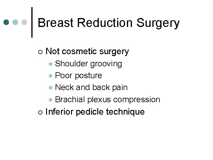Breast Pedicle Protector Kuya Takami Joseph Yuen Nathan