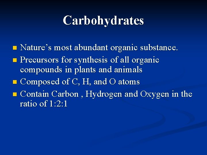 Carbohydrat Biochemistry AULANNIAM BIOCHEMISTRY LABORATORY BRAWIJAYA ...