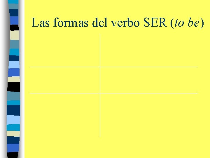El VERBO SER pg 34 35 Subject Pronouns