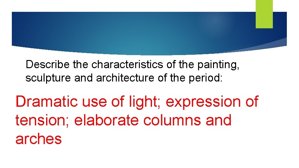 BAROQUE ART INTRODUCTION TO VISUAL ART KET Baroque