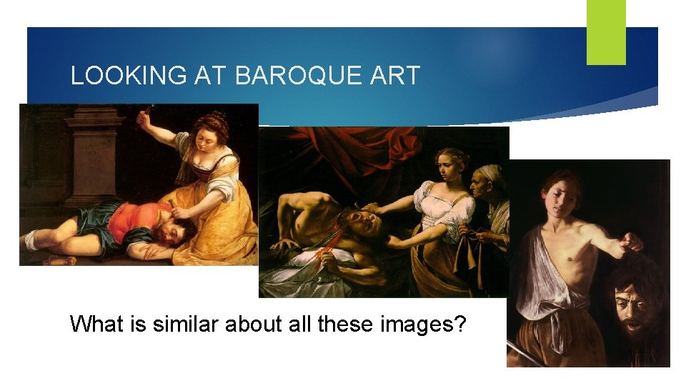 BAROQUE ART INTRODUCTION TO VISUAL ART KET Baroque