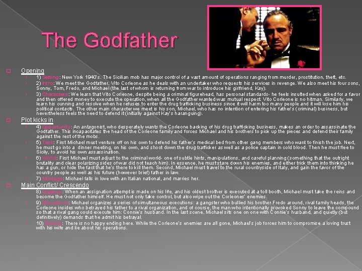 Anatomy of a Film By Matthew Gardener Key