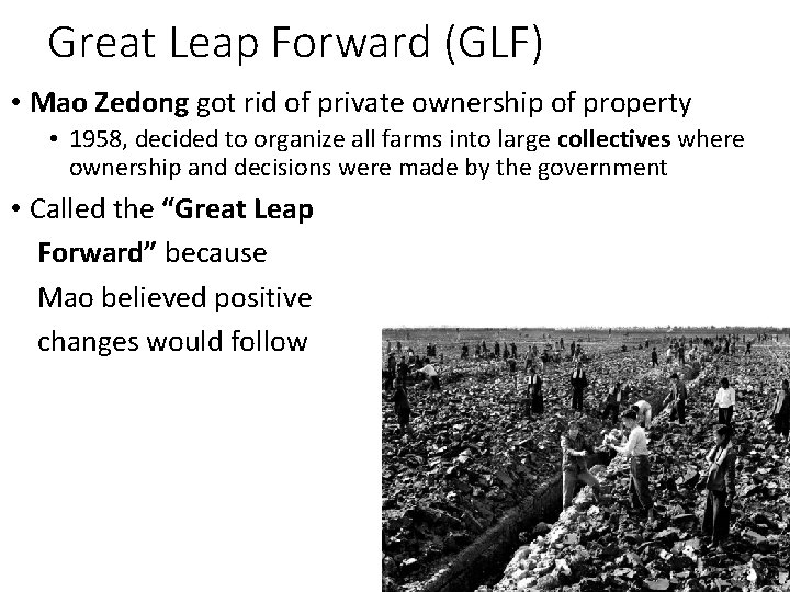 Mao Zedong and the Chinese Revolution d Describe