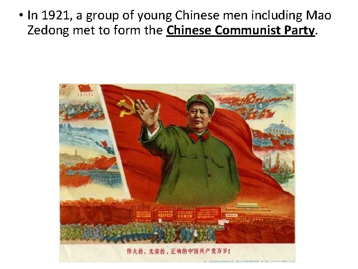 Mao Zedong and the Chinese Revolution d Describe