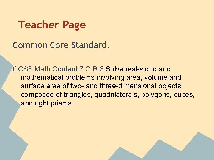 Web Quest Area and Perimeter Grade 7 by
