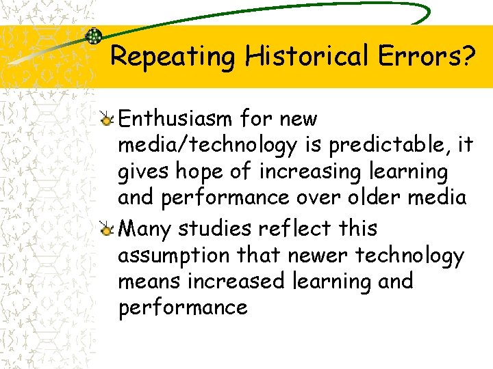 ETEC 511 Section 64 B Module 8 The