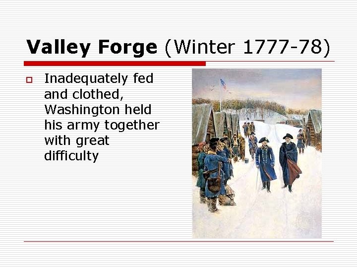 American Revolution Part III 1776 1783 Battle of