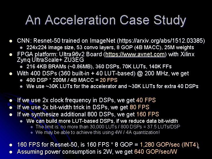 A Specialized Arithmetic Block for FPGABased Acceleration of