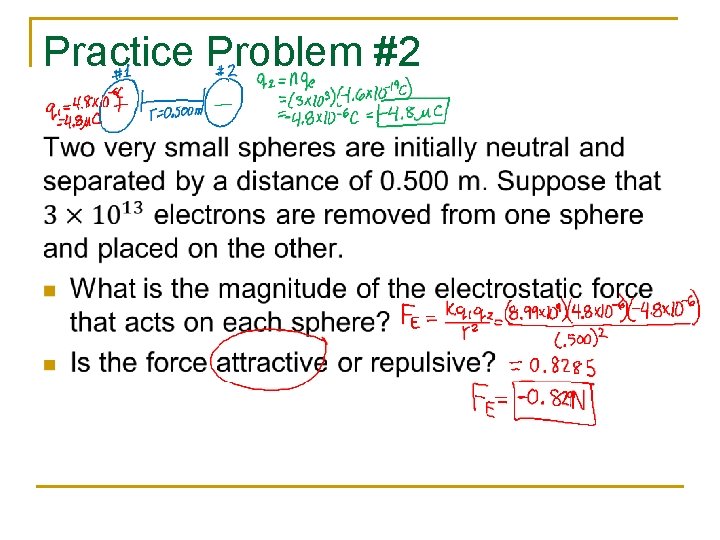 Charge and Coulombs Law AP Physics B Electric