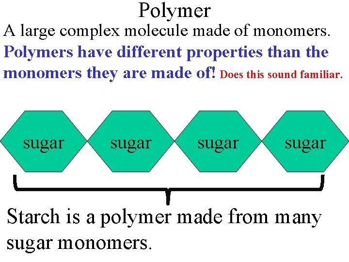 Biochemistry Organic Molecules Monomers And Polymers Organic Molecules