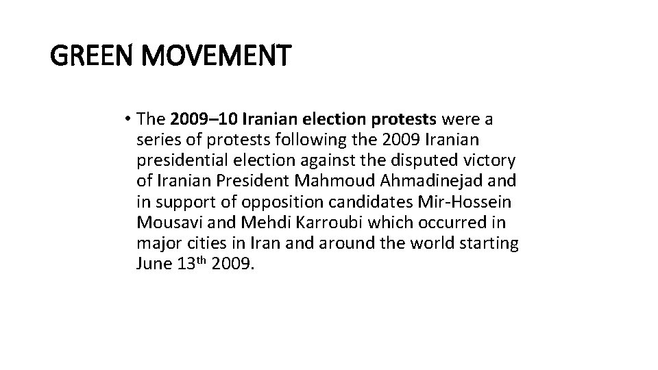 THE ISLAMIC REPUBLIC OF IRAN STUDENT NOTES 2