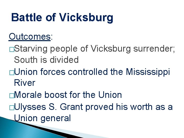 Emancipation Proclamation Issued by Lincoln after Union victory