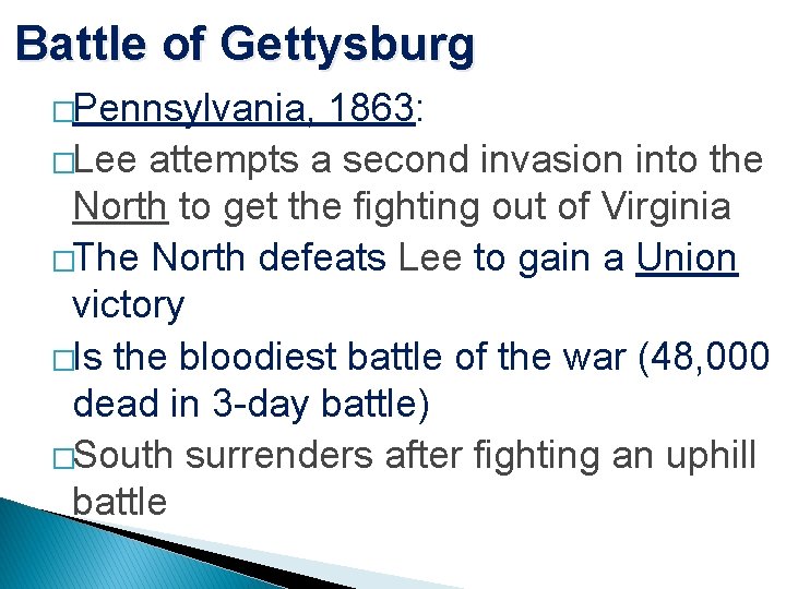 Emancipation Proclamation Issued by Lincoln after Union victory