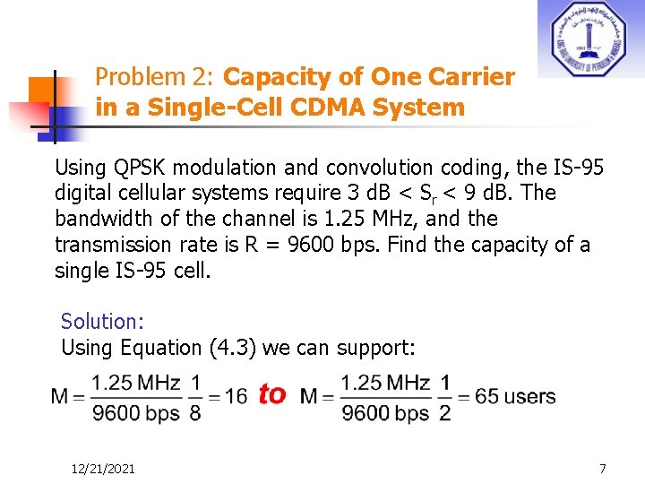 Mobile Computing COE 446 Wireless Multiple Access Tarek