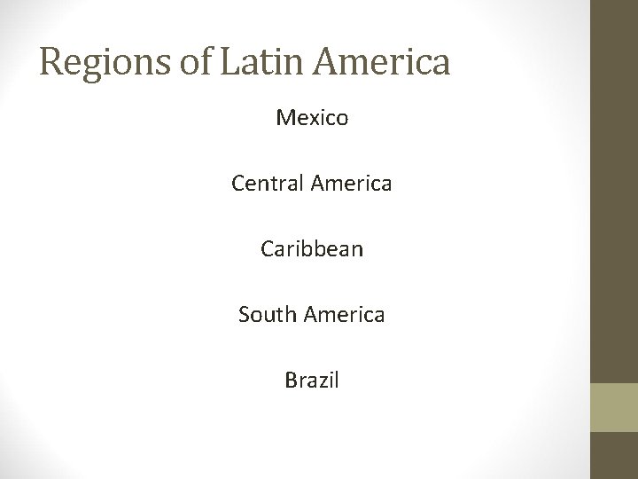 Landforms and Bodies of Water in Latin America