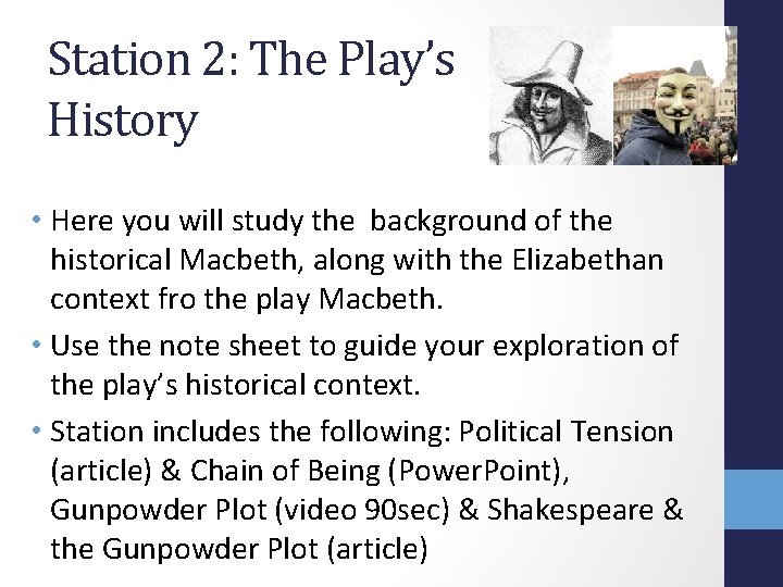 Macbeth PreReading Background Knowledge Group Activity Station 1