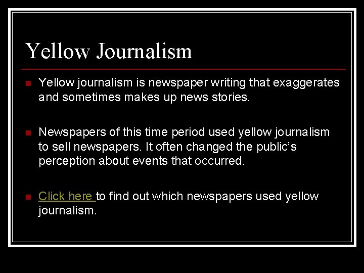 The Spanish American War 1895 Cuban Independence Movement