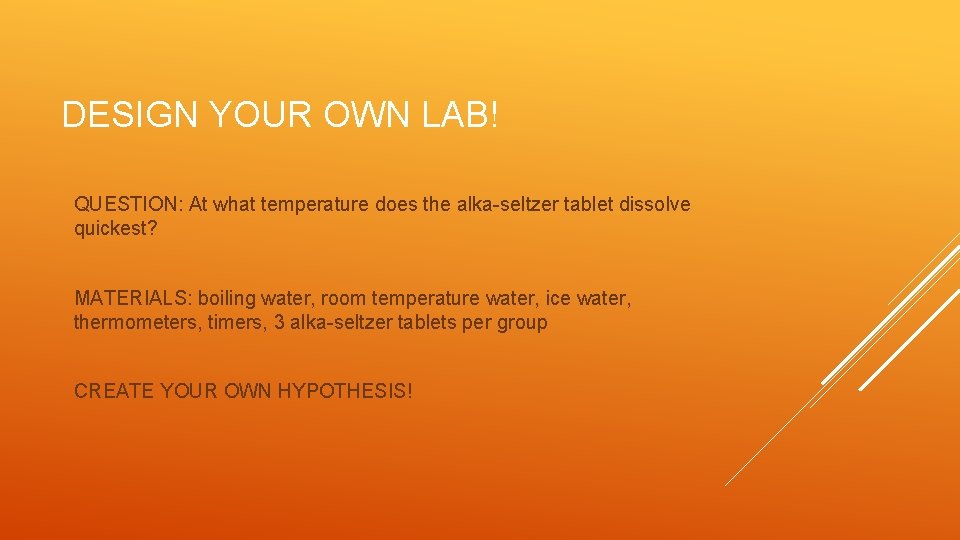 WARMUP TOPIC Scientific Method Part 2 OBJECTIVES SWBAT
