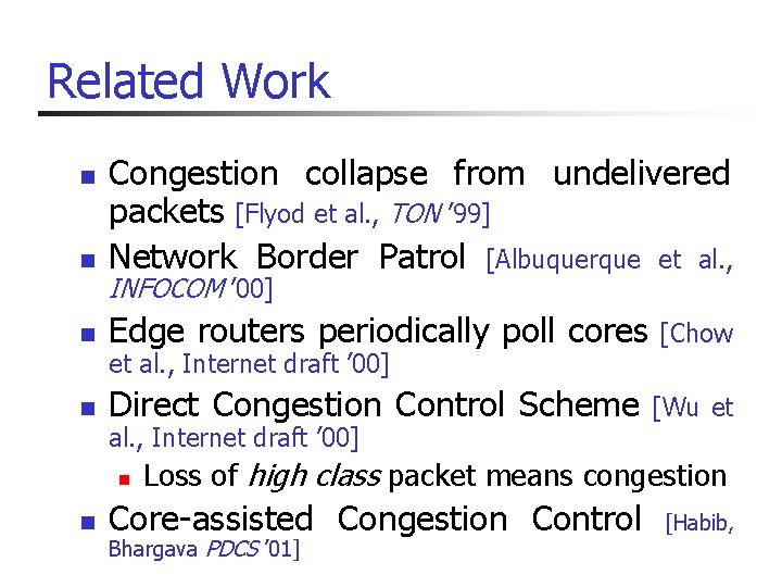 Network Tomography based Unresponsive Flow Detection and Control