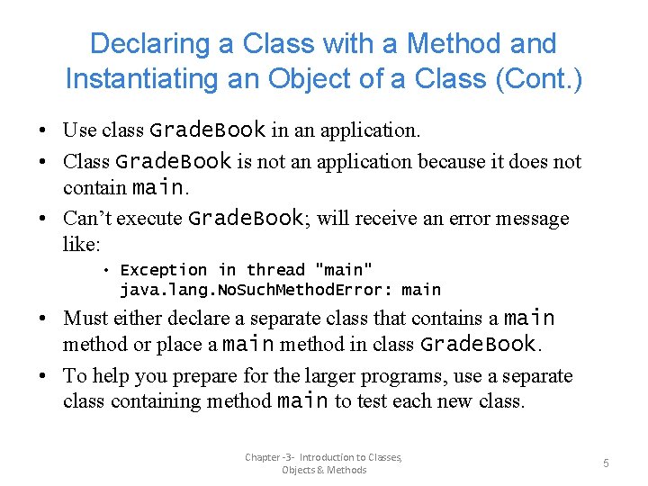 Object Oriented Programming in java Dana F Doghramachi