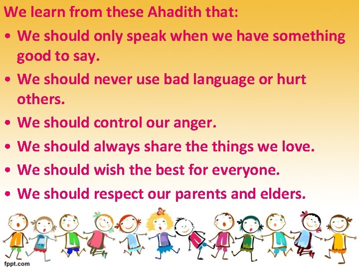 MANNERS AND FRIENDS Learning Objectives To understand the
