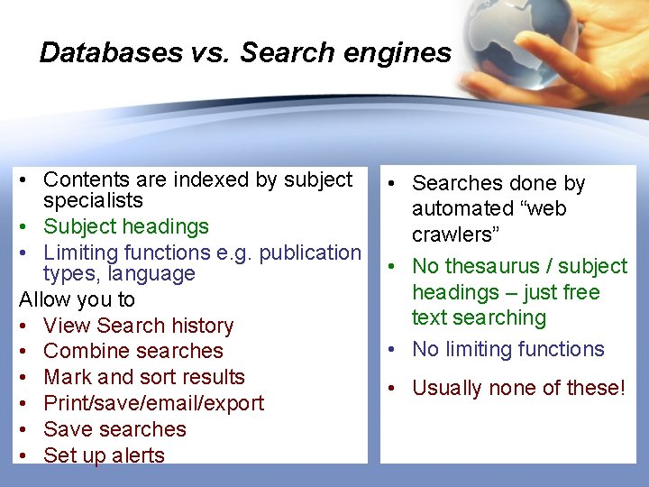 Introduction to Research Skills Autumn 2012 Sue Bird