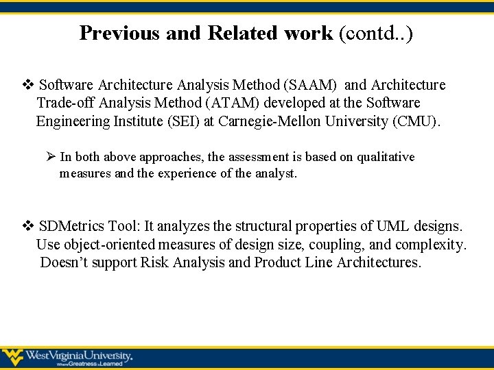 Software Architecture Risk Assessment SARA Tool Khader Basha