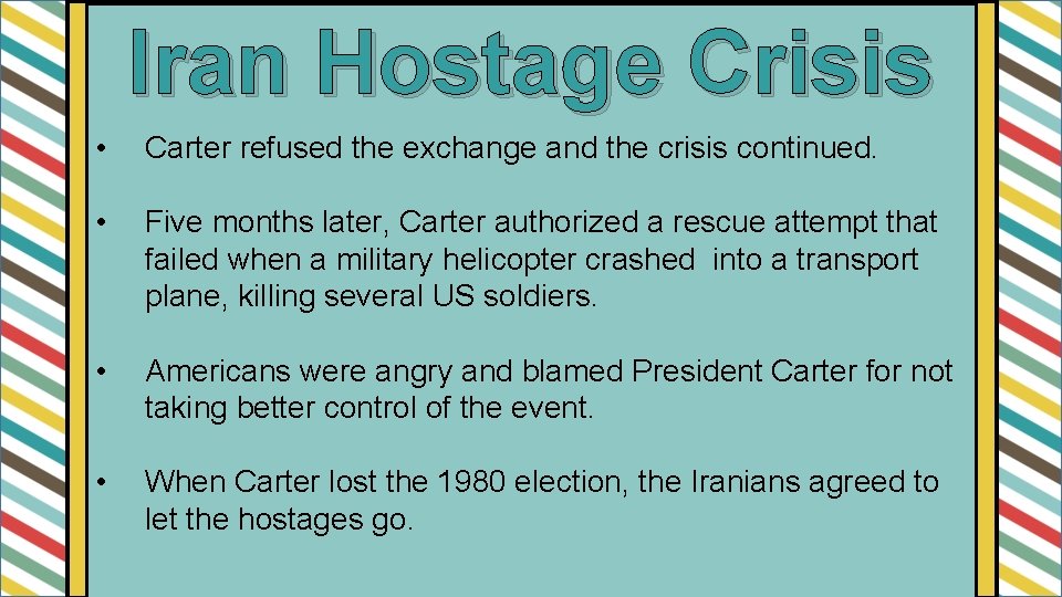 SS 8 H 12 b Jimmy Carter Early