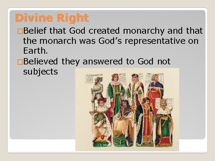 Absolutism What does the word ABSOLUTISM look like