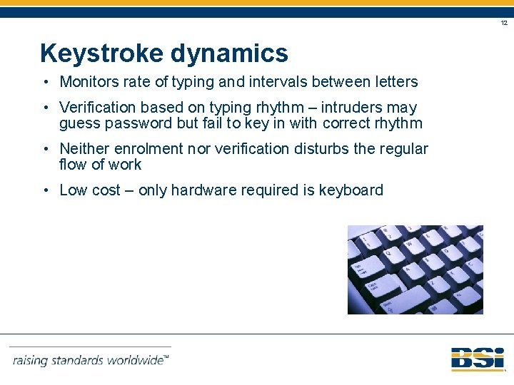 Biometric standards An overview of biometrics and identity