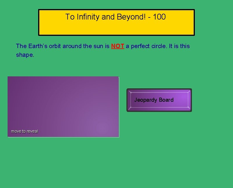 Smartboard Jeopardy The Solar System Grade 3 Lesson