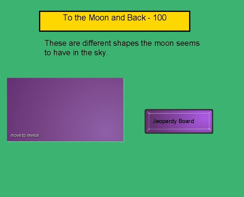 Smartboard Jeopardy The Solar System Grade 3 Lesson
