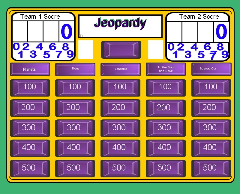 Smartboard Jeopardy The Solar System Grade 3 Lesson