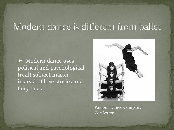 Modern Dance History The Origins Modern dance brought