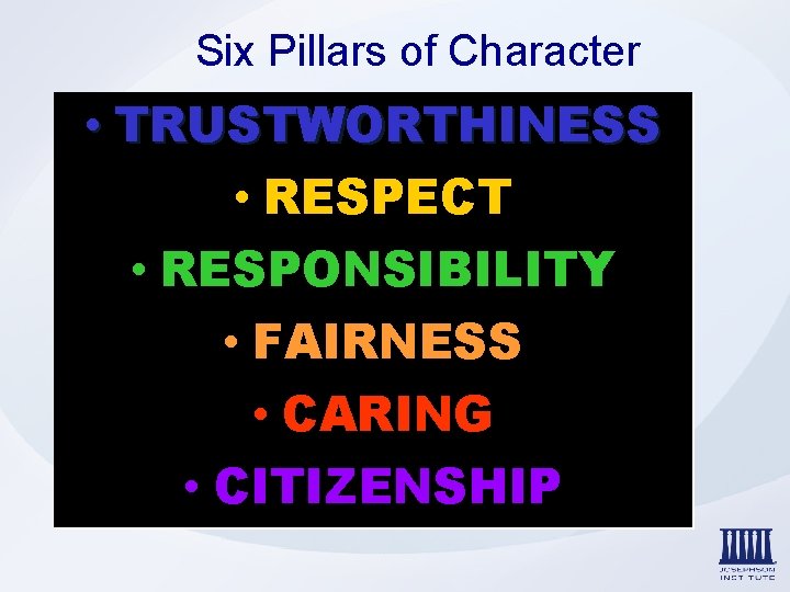 Building Character While Meeting Standards Facilitator Kay A