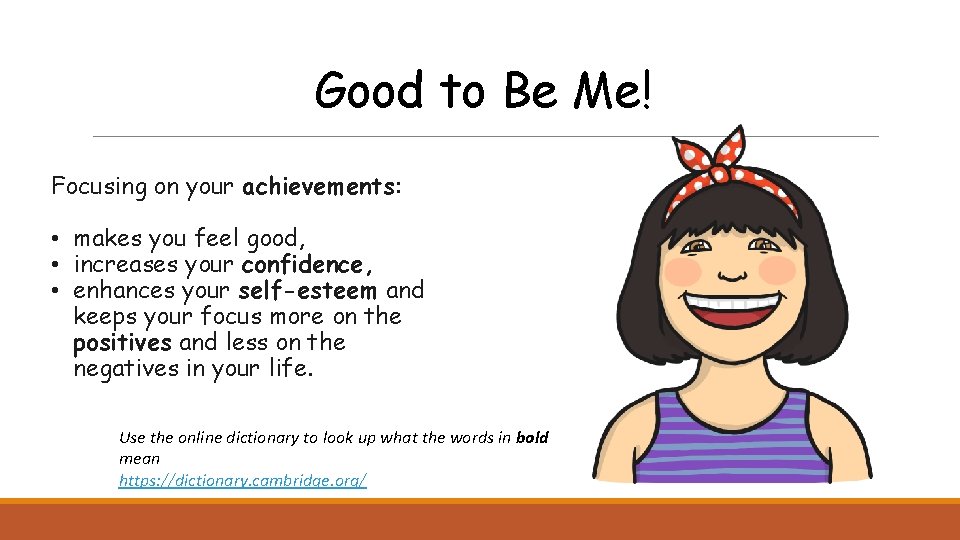 PSHCE Good to Be Me Good to Be