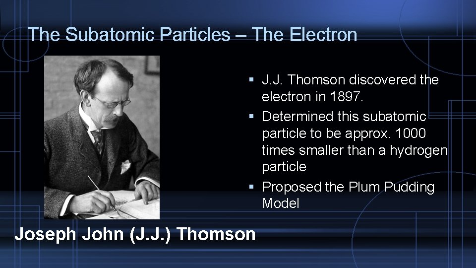 Subtitle THE ATOM A really Brief History in Subtitle THE ATOM A really Brief History in