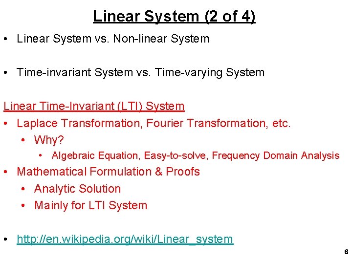 Linear Systems Control Professor Sungwan Kim Biomedical Control