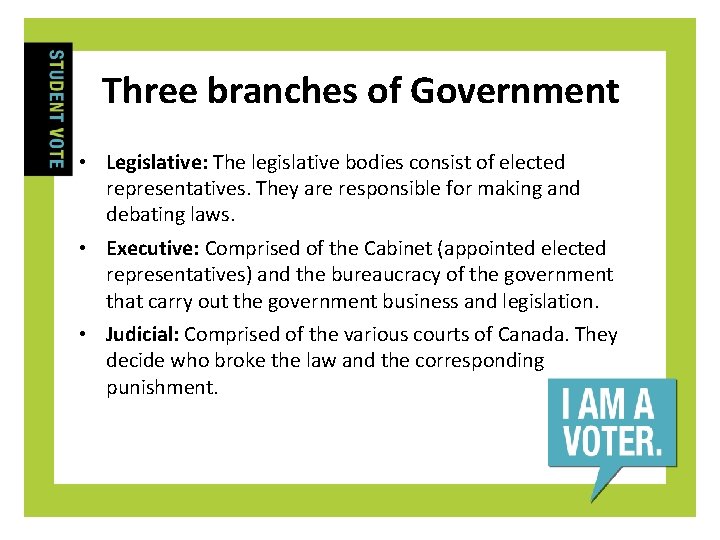 Lesson 3 Government Structure and Responsibilities Government in