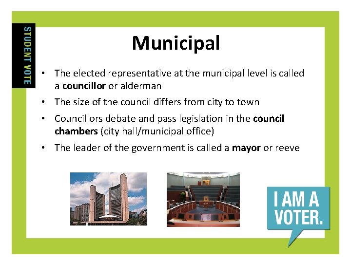 Lesson 3 Government Structure and Responsibilities Government in