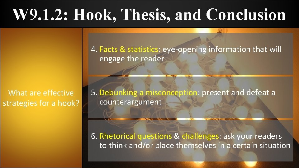 Unit W 9 1 The Expository Essay Bell