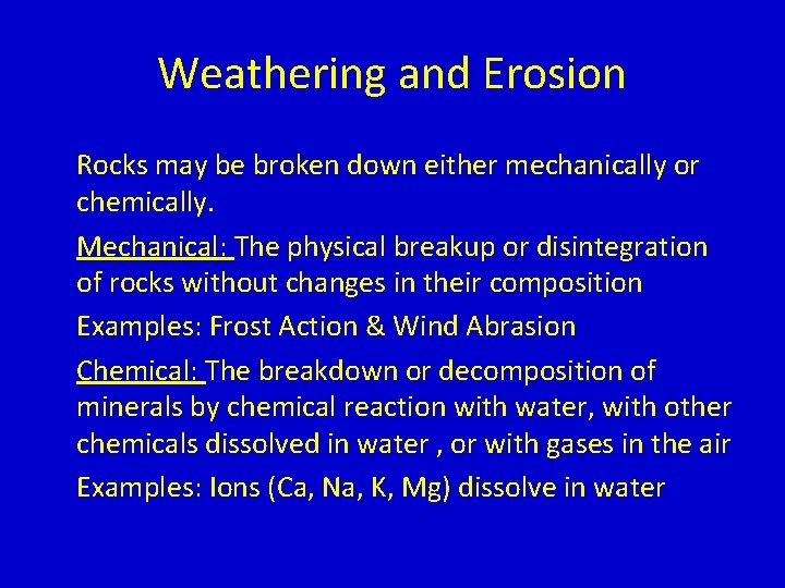Sedimentary Rocks Basic Geologic Principles Principle of Superposition