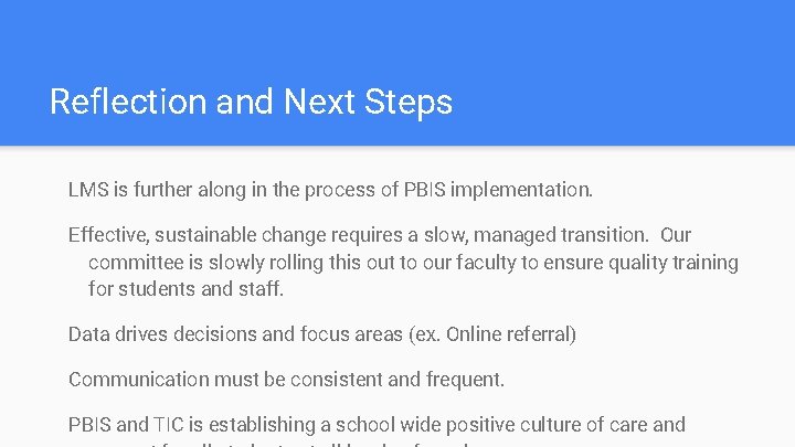 PBL 504 Aligning Trauma Informed Care and PBIS