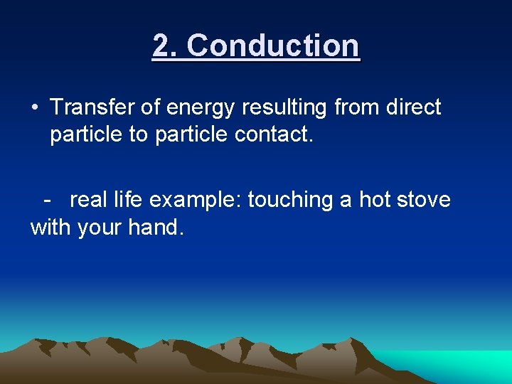 Chemical Interactions Vocabulary Investigation 5 Energy Transfer 1