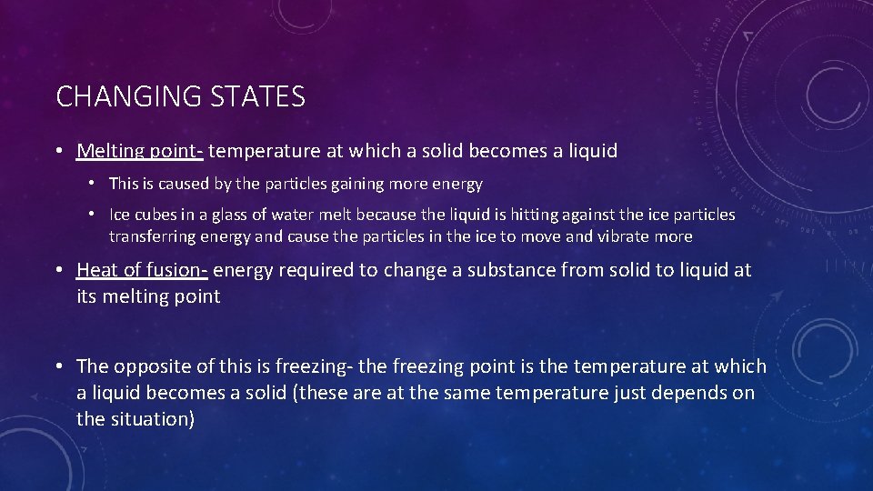 PROPERTIES OF MATTER BY MRS THE LONG WEEKEND