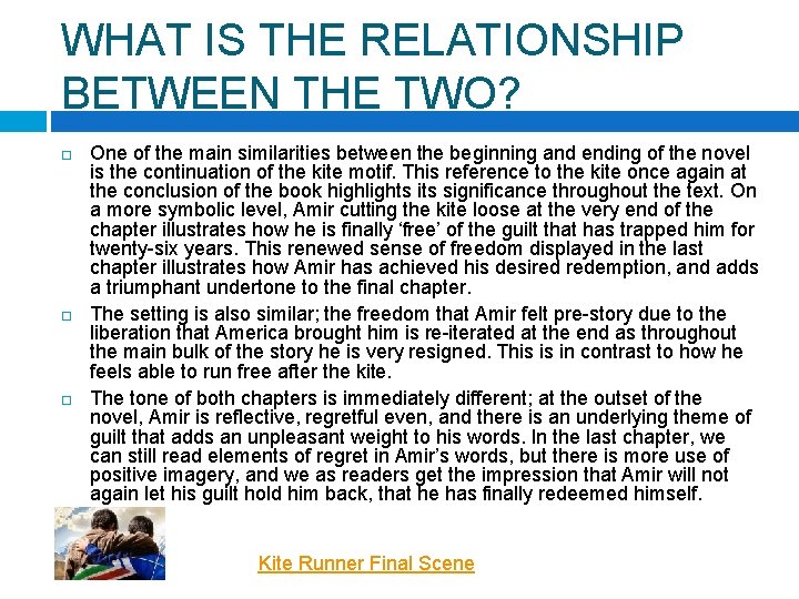 THE KITE RUNNER PRESENTATION By LivLav and EMoney