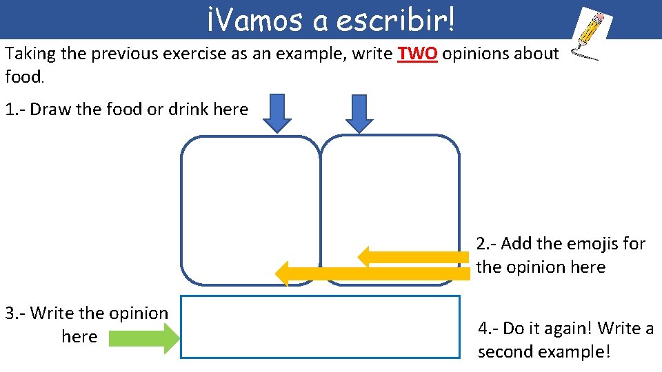 QU TE GUSTA COMER Objetivo to say what