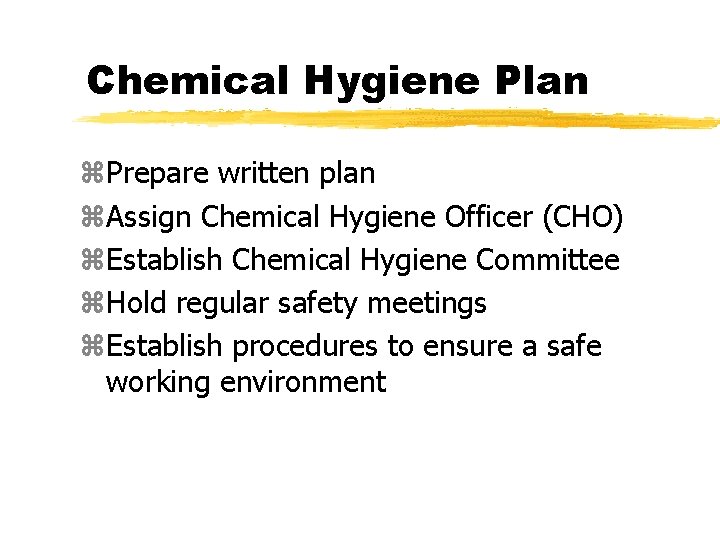LABORATORY STANDARD 29 CFR 1910 1450 OVERVIEW z