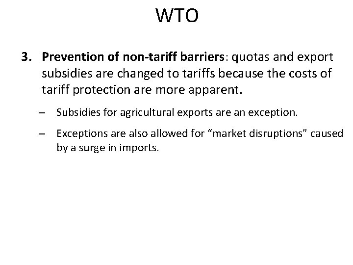 THE World Trade Organisation WTO Mrs Abigail A