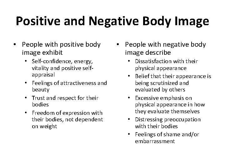 Stress and Body Image Module C Lesson 2